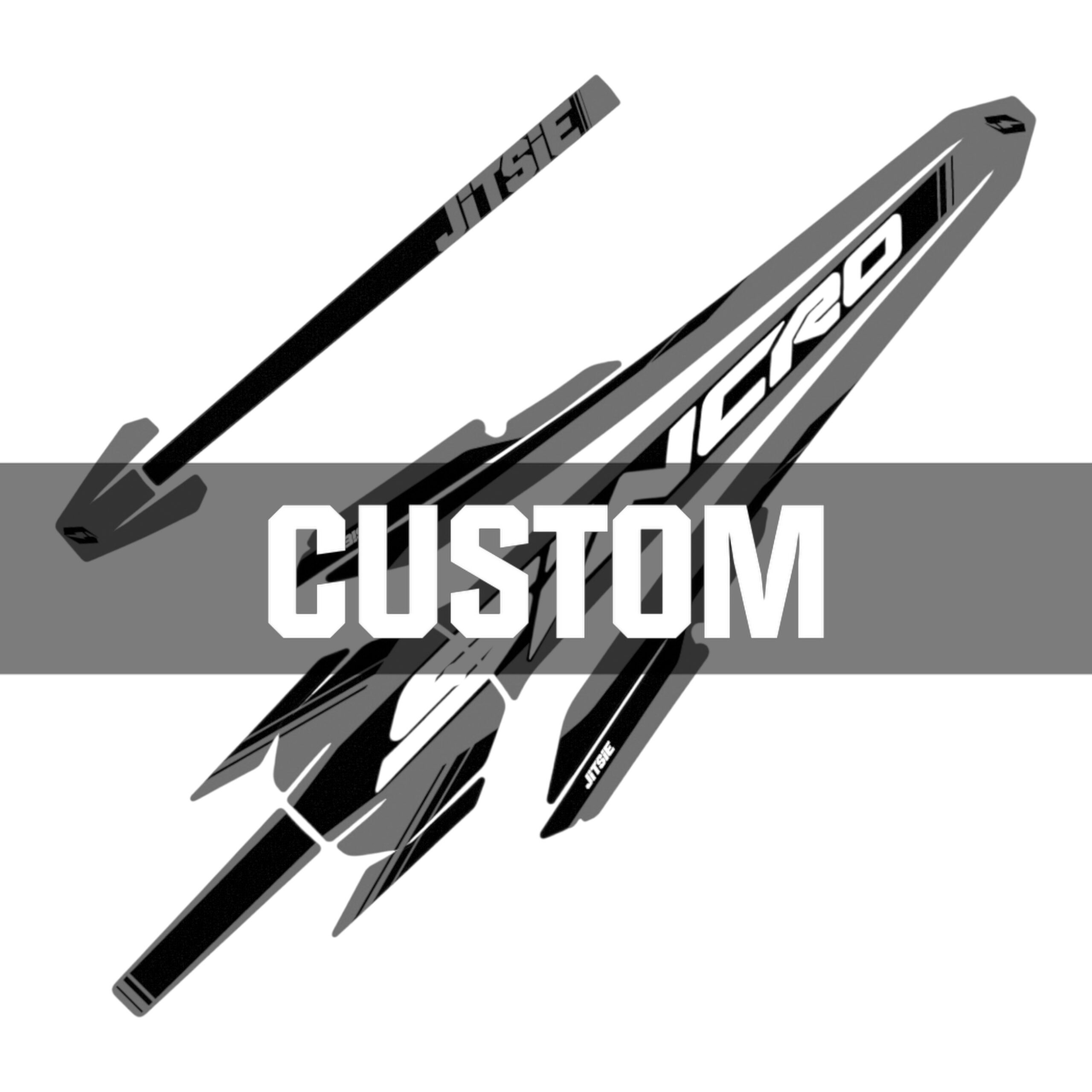 Jitsie Custom Front/Rear Mudguard Stickers - Jitsie