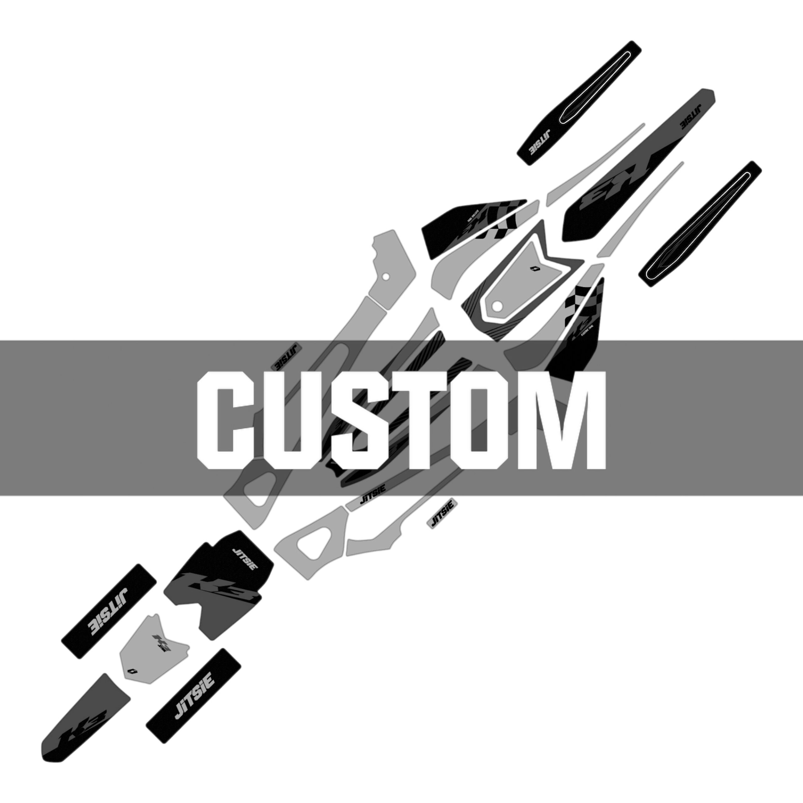 Jitsie Custom Moto Sticker Kit - Jitsie