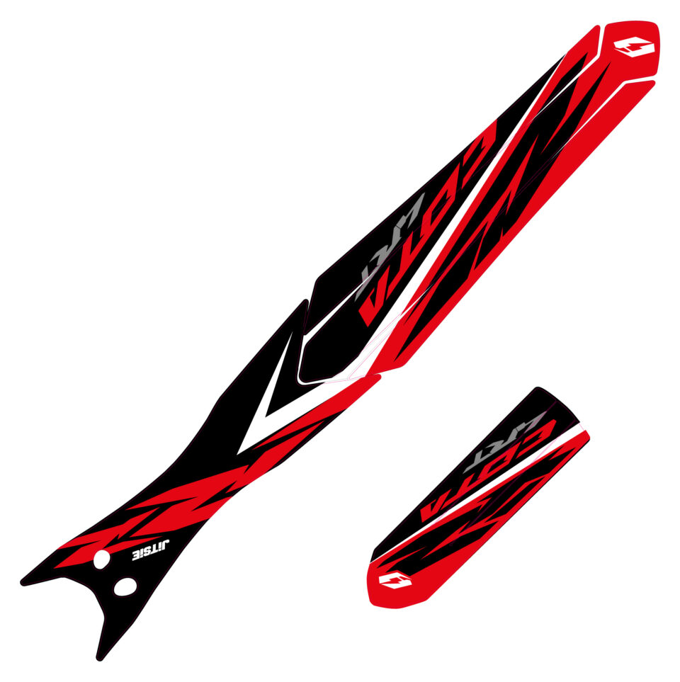 Jitsie Front/Rear Mudguard Sticker Montesa 300RR - Jitsie